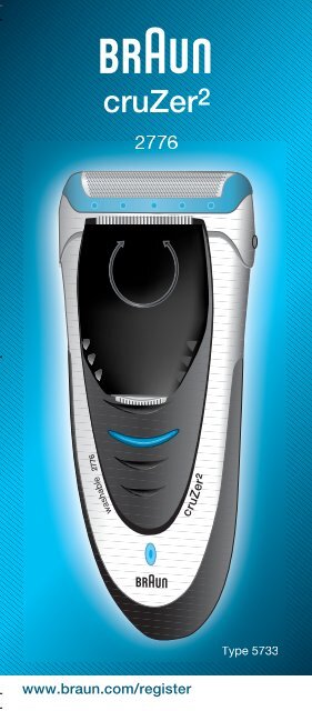 cruZer2 - Braun Consumer Service spare parts use instructions ...