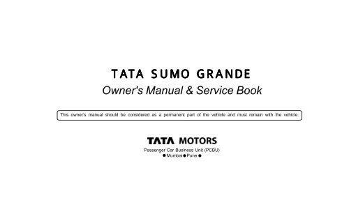 Tata Sumo Grande - Tata Motors Customer Care