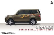 Owner's Manual & Service Book - Tata Motors Customer Care