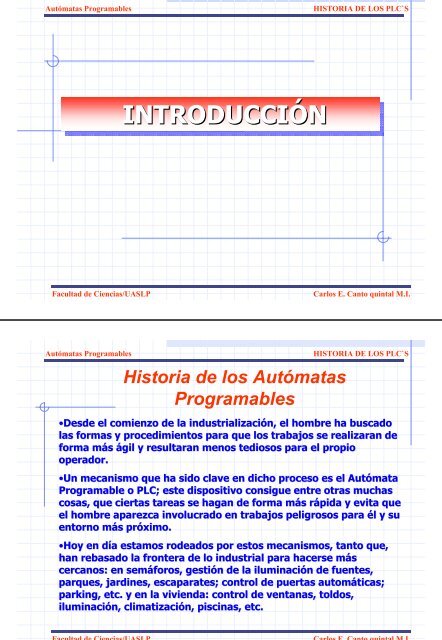Modicon 084 - Facultad de Ciencias