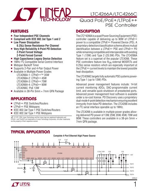 Datasheet LTC4266 - setron