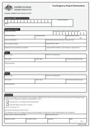 Import Declaration (N10) – Post - Australian Customs Service