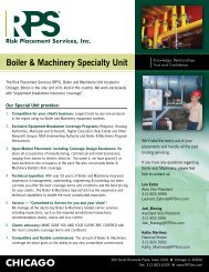 Low pressure boiler* inspection and maintenance - Risk Engineering