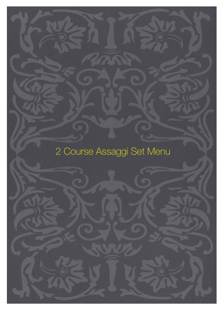 2 Course Assaggi Set Menu - Sette Bello