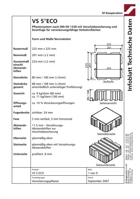 VS 5Â®ECO - SF-Kooperation GmbH