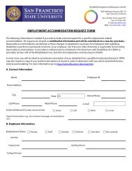 VA Form 0857c, Reasonable Accommodation Checklist