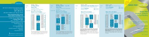 green park fasttrack - Reading Travel Information