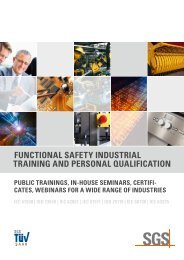 FUNCTIONAL SAFETY - SGS-TÜV Saar