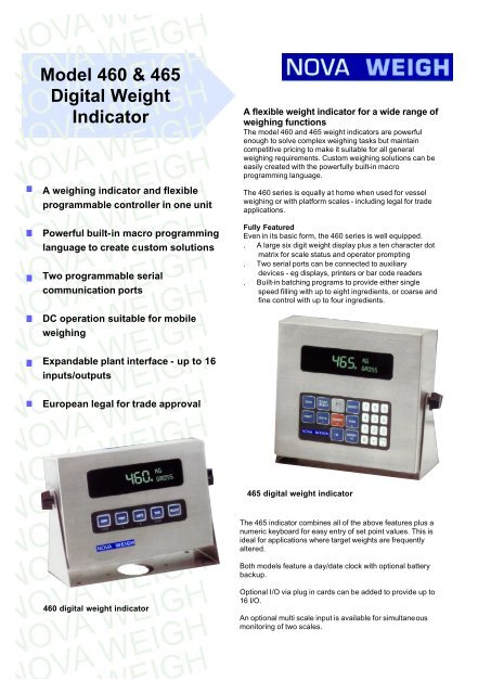 Digital Weigh Indicator