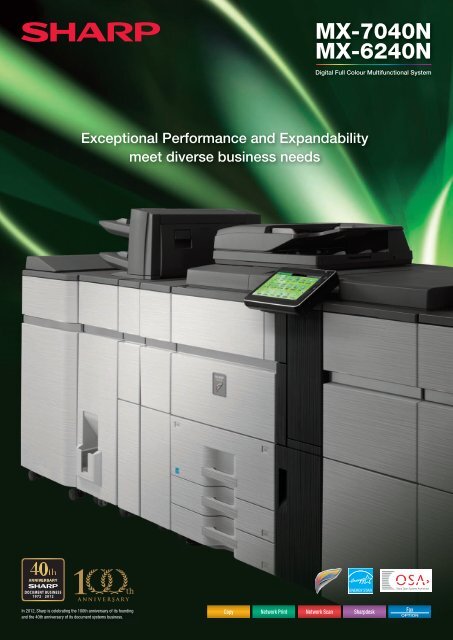 MX6240N Brochure - Sharp Corporation of Australia