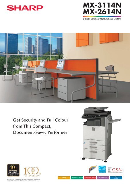 MX-3114 MX-2614N Catalogue - Sharp Corporation of New Zealand