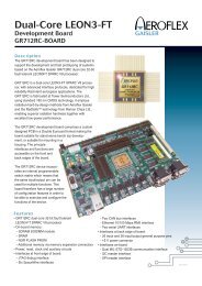 The GR-LEON4-ITX evaluation board has been - Gaisler Research AB