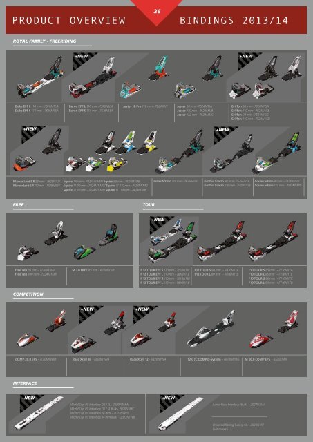 Product overview Bindings