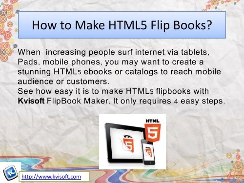 How to Make HTML5 Flip Books?