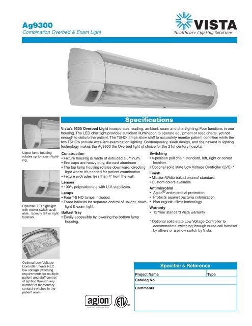 Download Cutsheet - Specified Lighting Systems