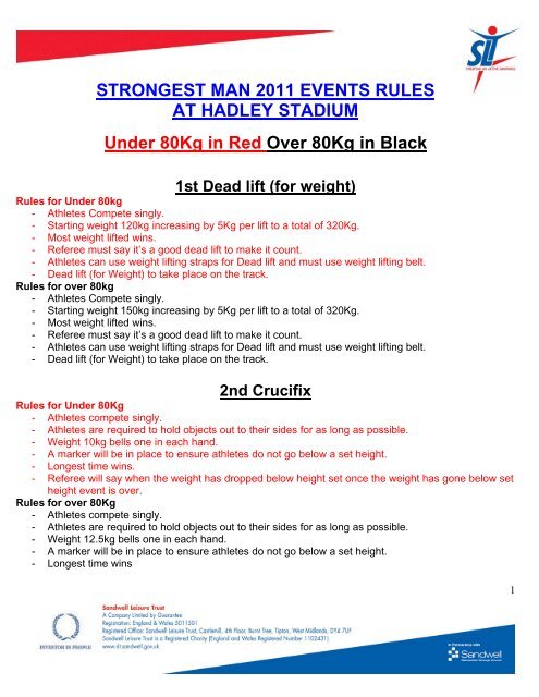 STRONGEST MAN 2011 EVENTS RULES AT HADLEY STADIUM ...