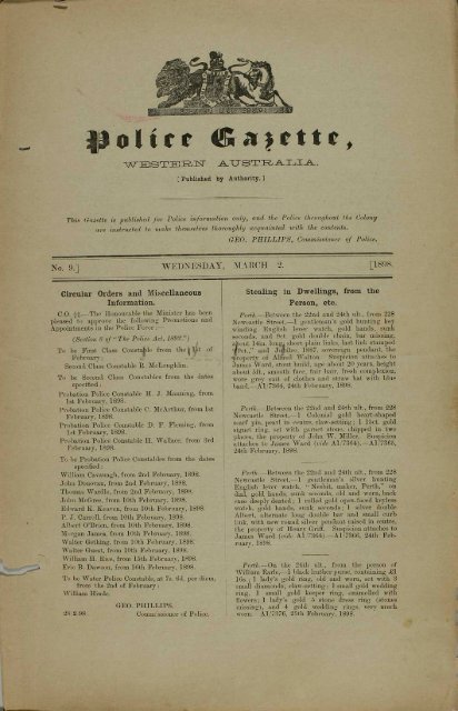 March 1898 - State Library of Western Australia