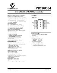 PIC16C55X, EPROM-Based 8-Bit CMOS MCU Data Sheet