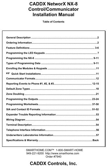 How To Program Caddx Nx 8 Manual - gasmust