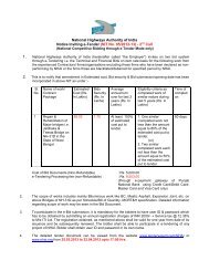 CIRCULAR - National Highways Authority of India