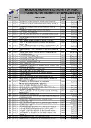RFQ - National Highways Authority of India