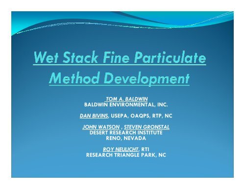 Extraction And Dilution Methods For PM 2 5 Sampling In Wet And Dry extraction-and-dilution-methods-for-pm-2-5-sampling-in-wet-and-dry