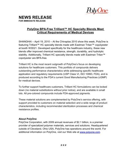 printable version - PolyOne