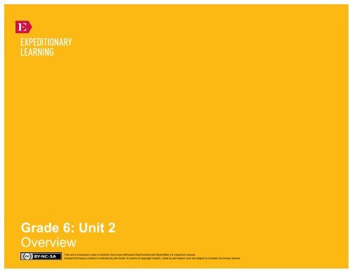 Download the full Grade 6 ELA Module 1, Unit 2 as ... - EngageNY