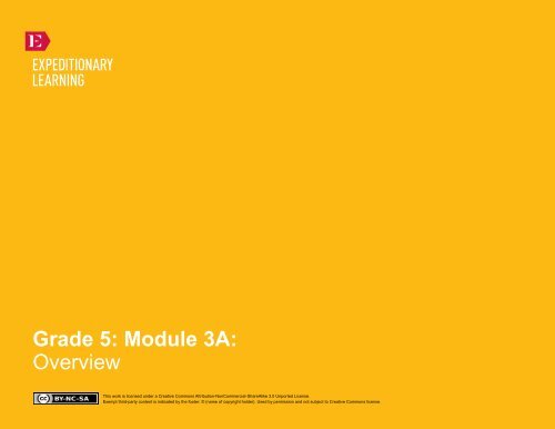 Download the full Grade 5 ELA Module 3A, Unit 1 as ... - EngageNY