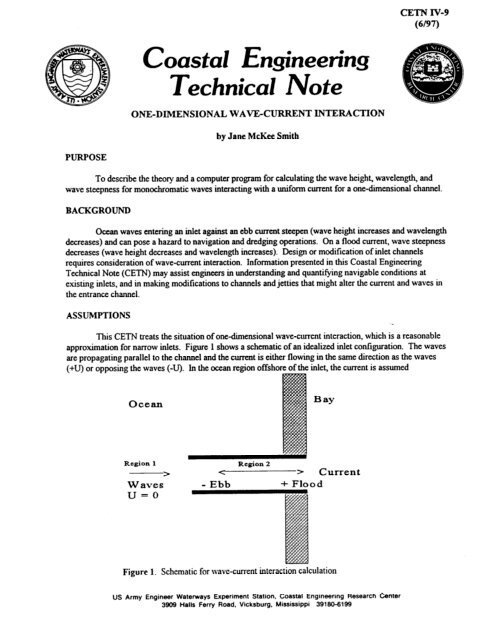 Coastal Engineering Technical Note - CHL - U.S. Army