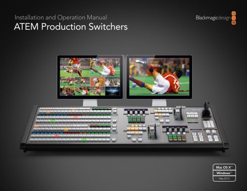 ATEM Switchers Manual - Holdan.eu