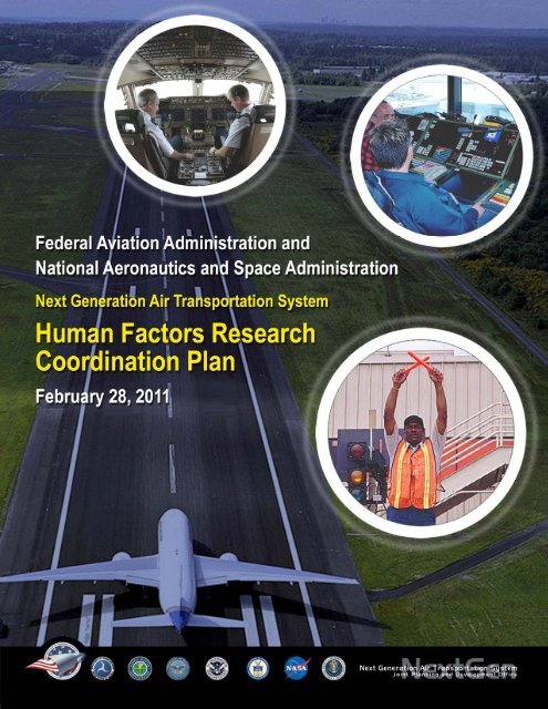 NextGen Human Factors Research Coordination Plan - FAA Human ...
