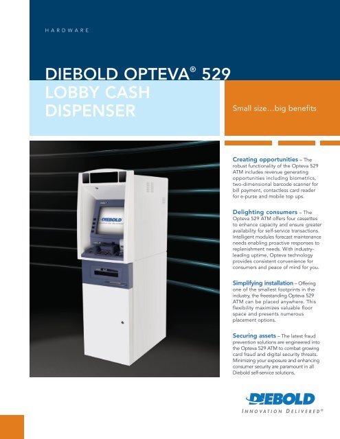Download the Brochure (PDF) - Diebold