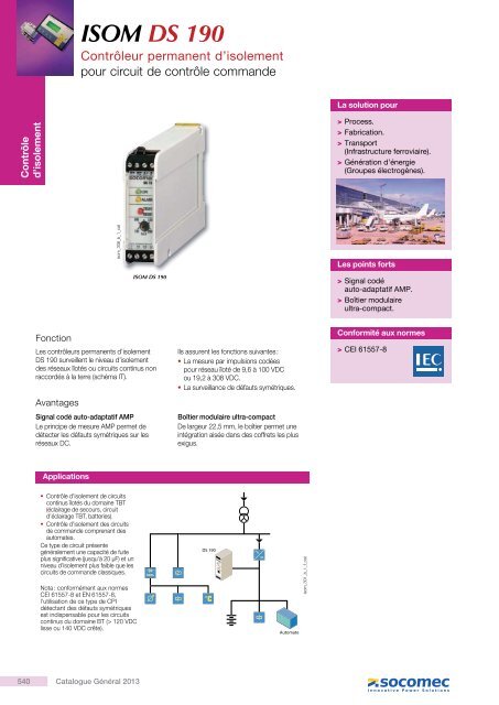 ISOM DS 190 - Socomec