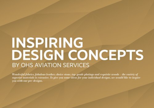 INSPIRING DESIGN CONCEPTS