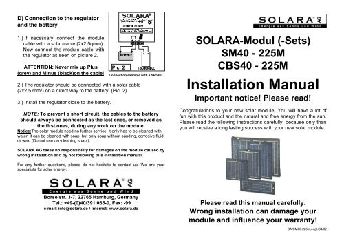 Installation Manual