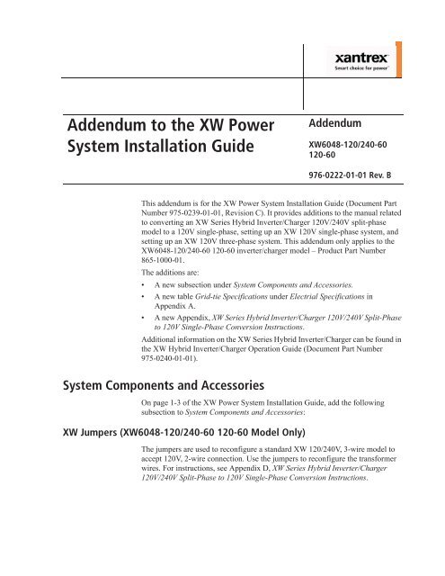 Single Phase Tech Note - the Solar Panel Store