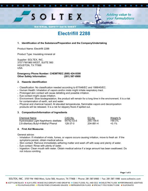 Electrifill 2288 - Soltex