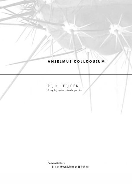 17199 Anselmus brochure - Anselmus Colloquium
