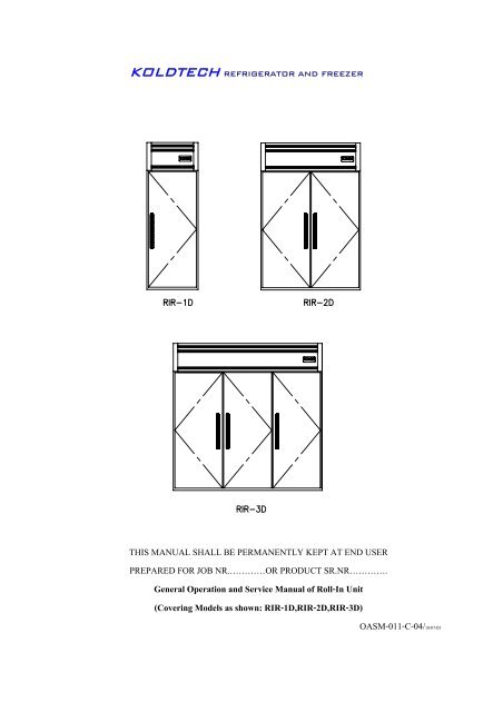 koldtech refrigerator and freezer - Somerville (Siam)