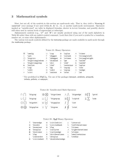 3 Mathematical Symbols Mo