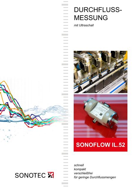 Flyer SONOFLOW IL.52 - SONOTEC Ultraschallsensorik Halle GmbH