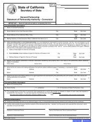 Statement of Dissolution (Form GP-4) - California Secretary of State ...