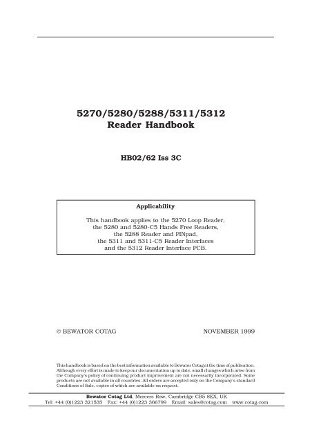 Siemens 5311 Access control readers product datasheet