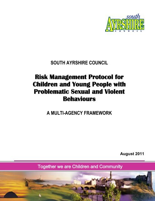 risk management for children and young people with problem ...