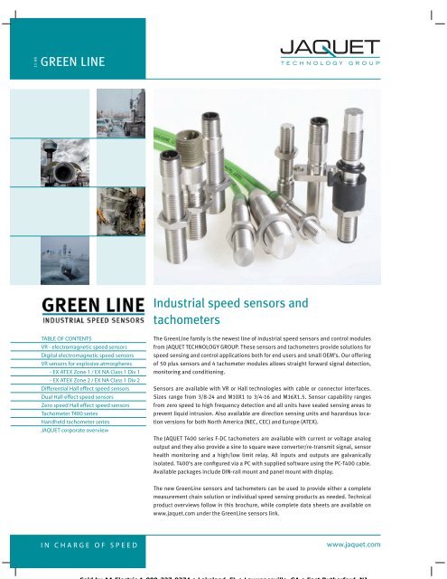 Jaquet Catalog - AA Electric