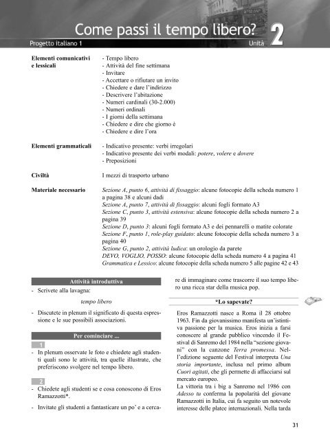 UnitÃ 2 - Edilingua