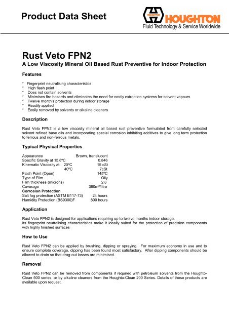 Rust Veto FPN2 - Southern Lubricants