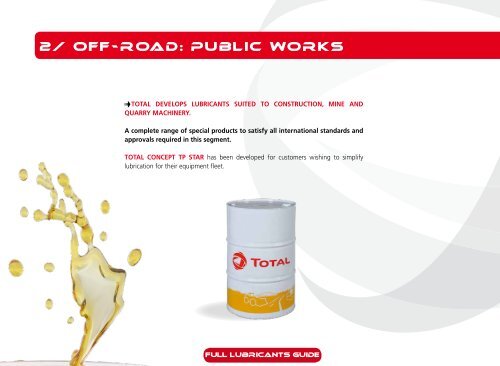Total Lubricants for Public Works