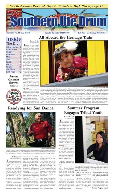 Southern Ute Drum - Southern Ute Indian Tribe